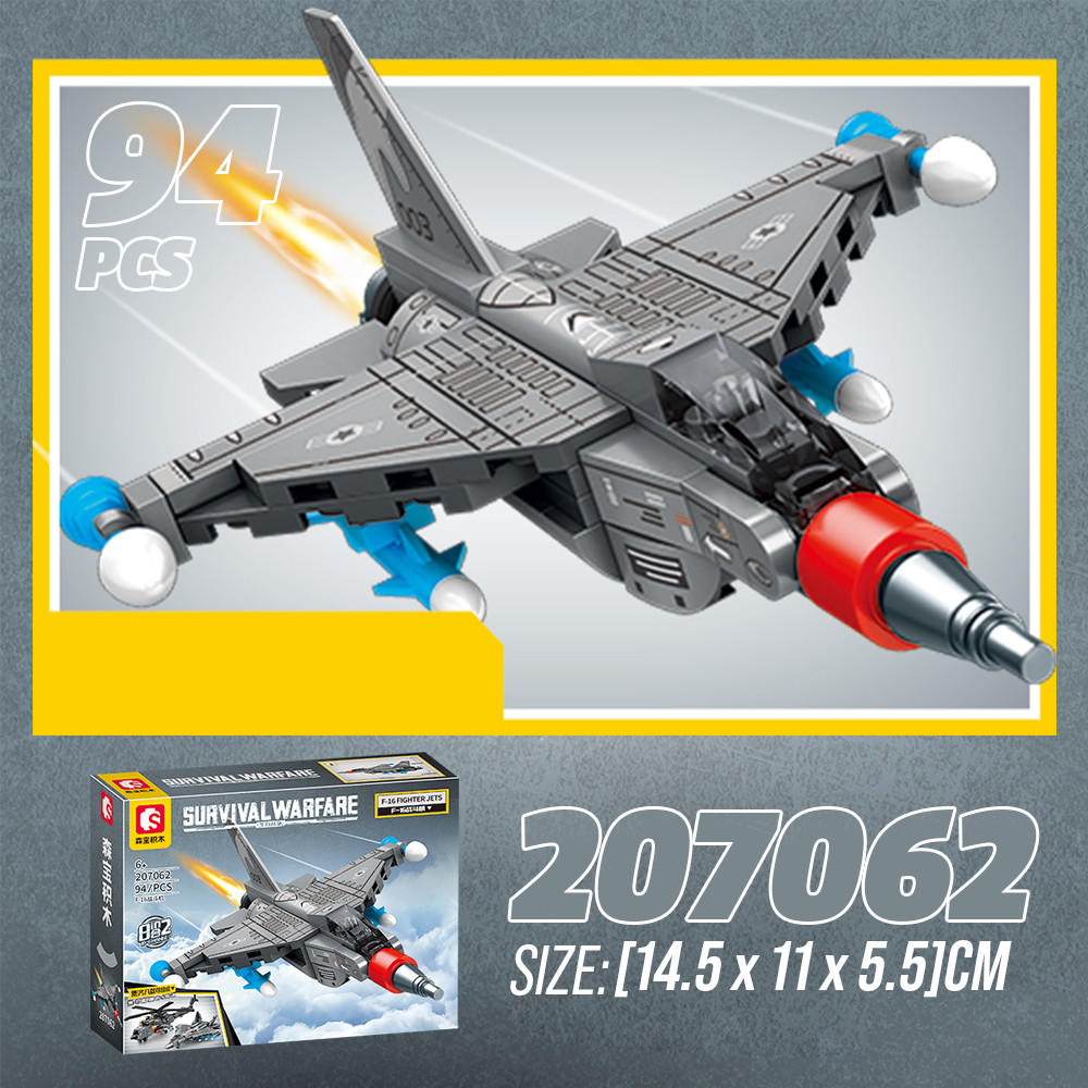 [8 IN 1] Sembo Block 207062-207069 Survival Warfare Series Military ...