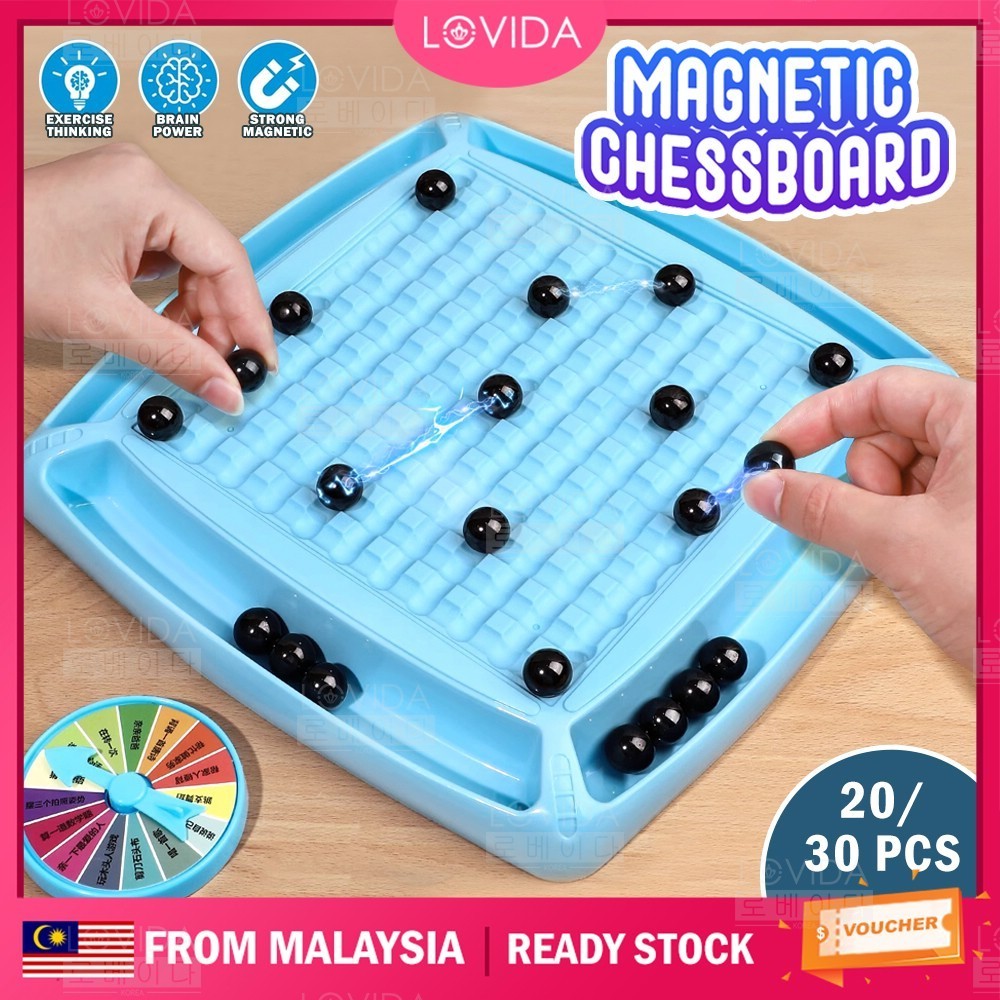 LOVIDA 20/30PCS Magnet Chess Game Interactive Magnet Board Game Magnet ...