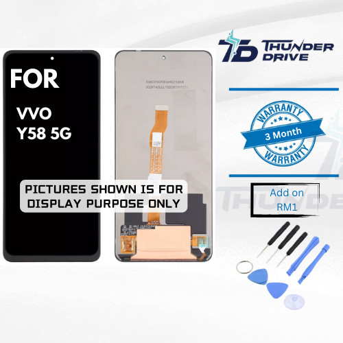 Thunder Drive Serasi Dengan VVO Y58 5G LCD Skrin Sentuh | Shopee Malaysia