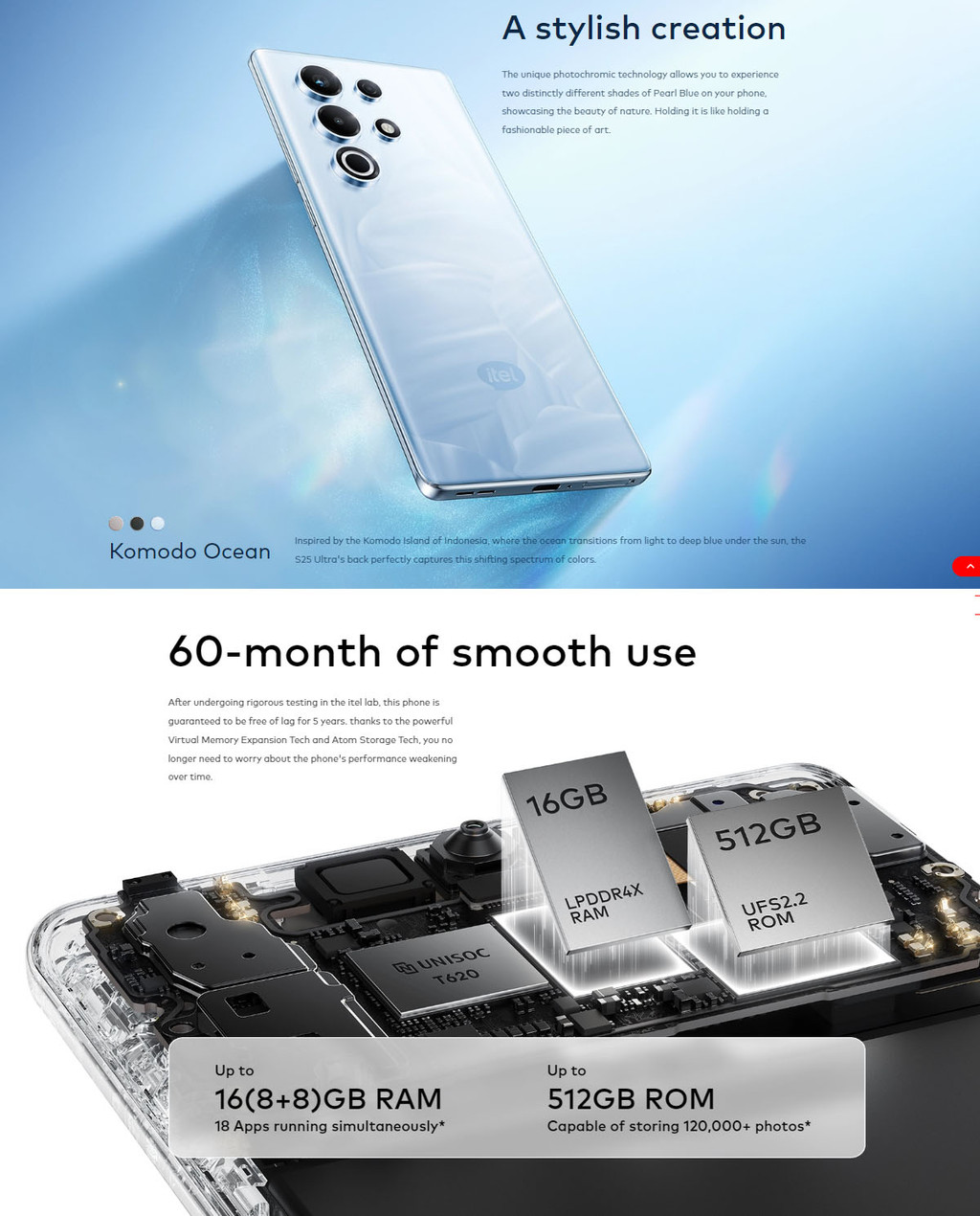 itel S25 Ultra Smartphone | Unisoc T620 | 6.78" AMOLED Display | Single ...