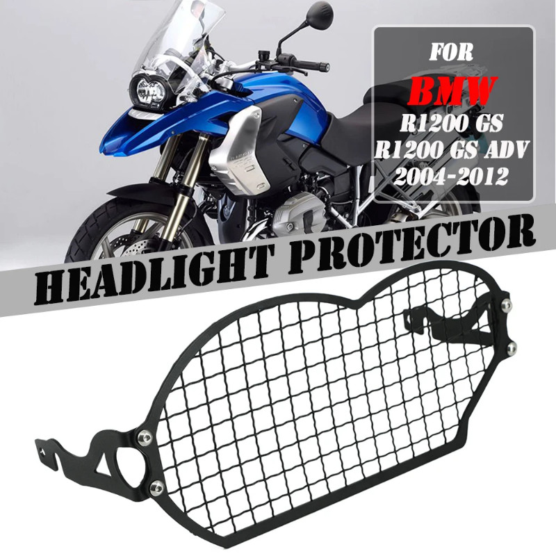 Motorcycle Headlight Lamp Protector Guard Head Light Grill Cover For ...