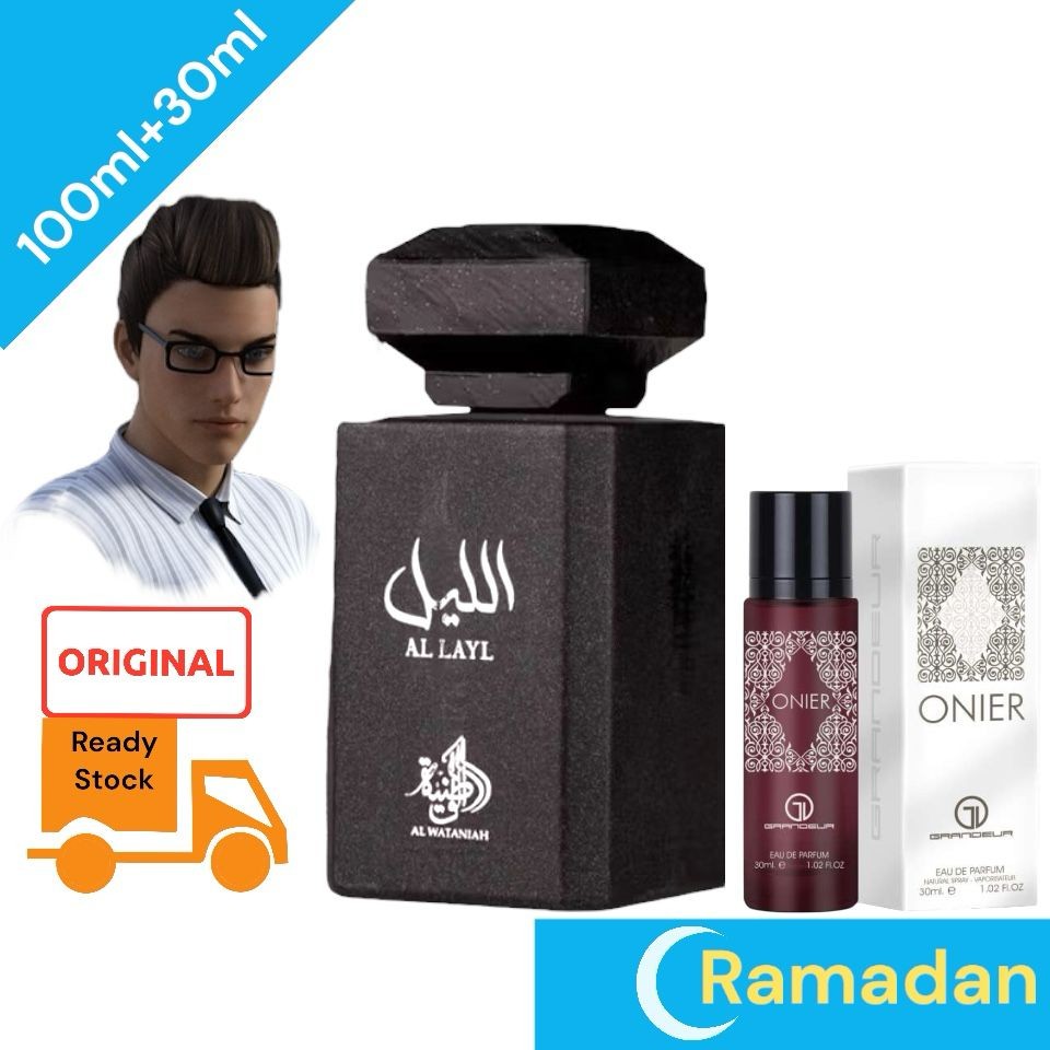 perfume men Al Layl 100ml + 30 ml empire luxury Raya perfume malaysia ...