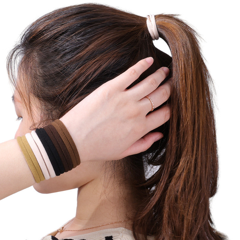 High Elasticity Hair Rope - Solid Color Headband - High Ponytail ...