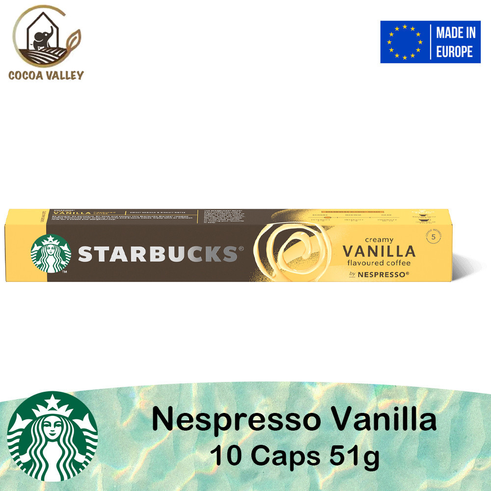 Starbucks Nespresso Vanilla 10 Caps 51g | Shopee Malaysia
