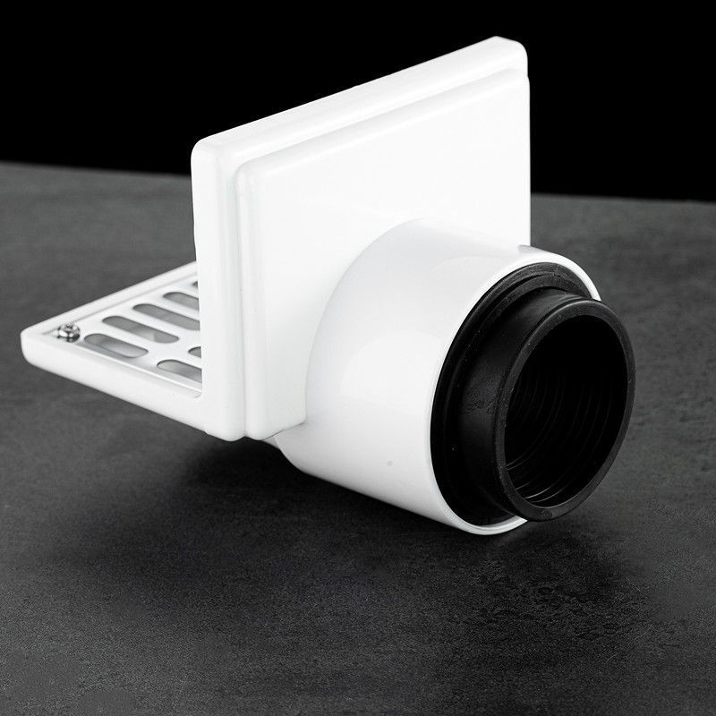 L-shaped Corner Floor Drain Balcony Inline Side Row Wall Horizontal ...