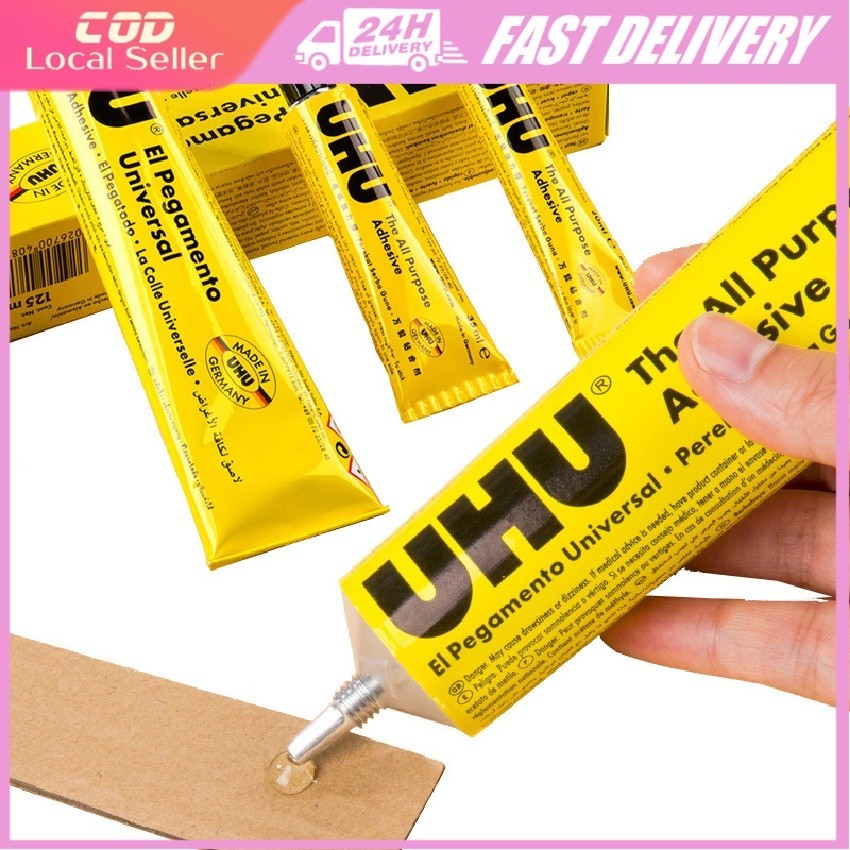 UHU All Purpose Adhesive Glue Quick-stick and Quick-drying Glue / Multi ...