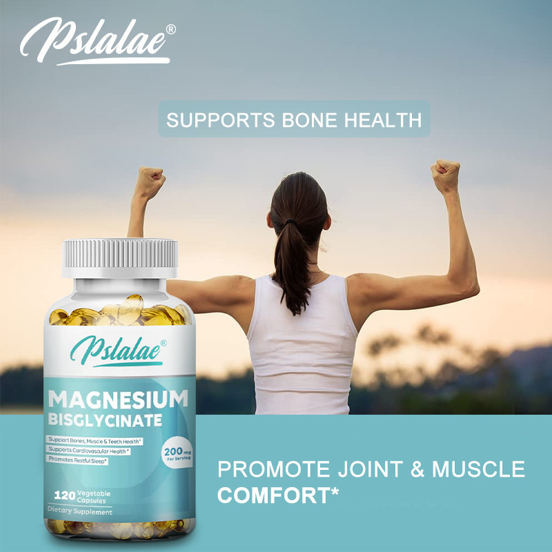 【Pslalae】Magnesium Glycinate Extract - heart health, bone health, mood ...