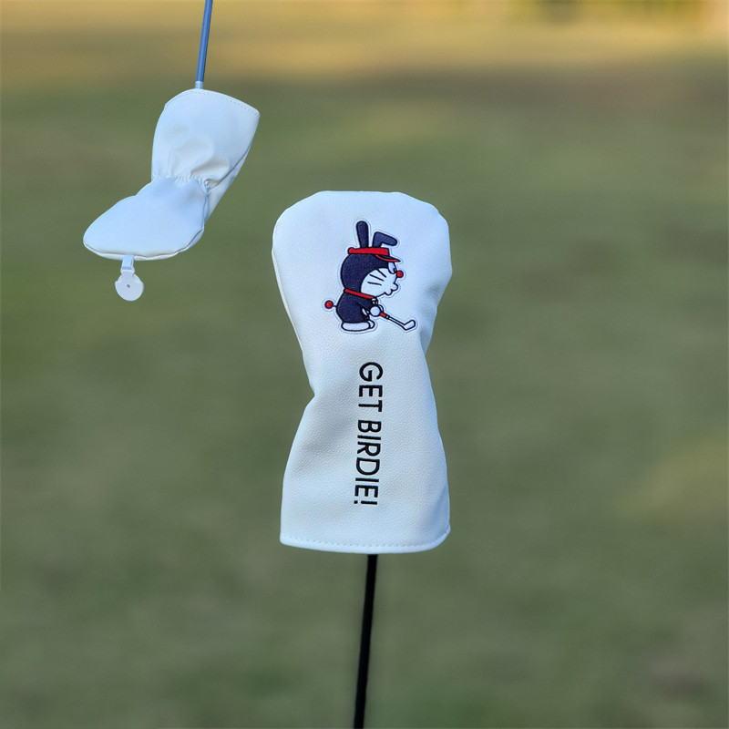 Doraemon Cute Animals Golf Club #1 #3 #5 Wood Headcovers Driver Fairway ...
