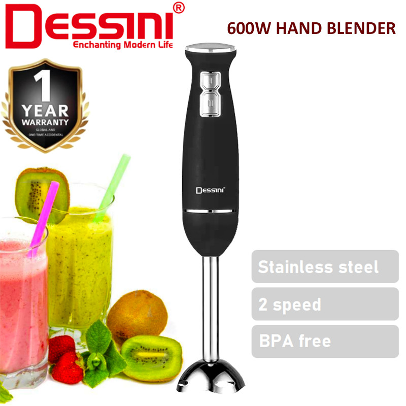 DESSINI ITALY Hand Blender Chopper Mixer Grinder Juicer Food Processor ...