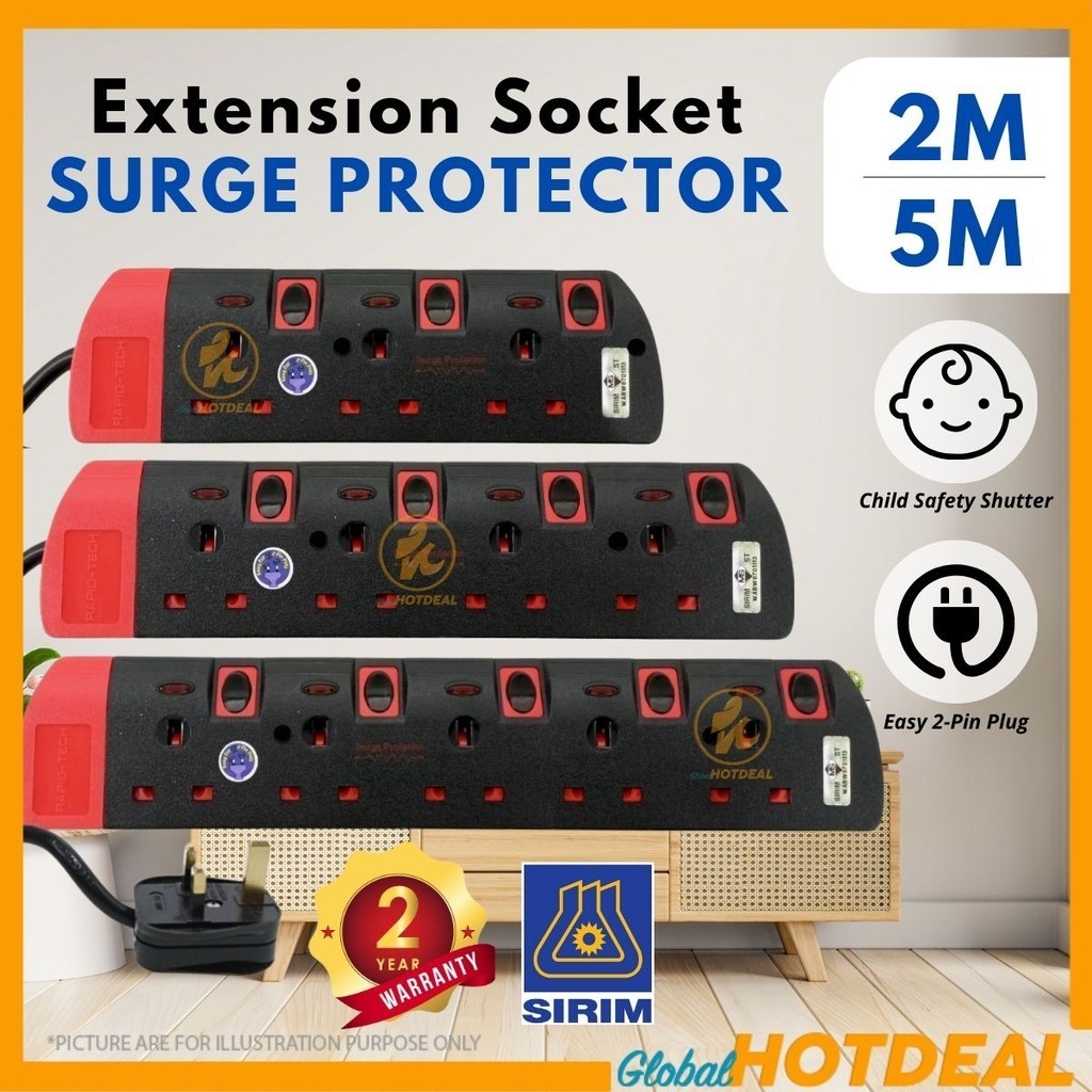 Power Socket Extension Plug Extension Wire Extension Socket Plug Heavy ...