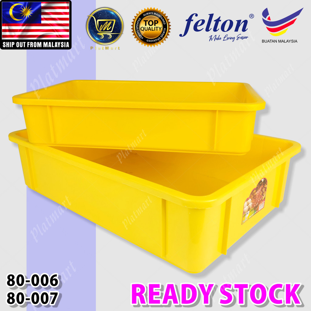PlatMart - [READY STOCK] Felton M & L Size Stackable Food Grade Tray ...