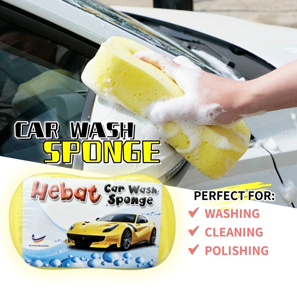 Car Wash Sponge Super Absorbent Car Sponge Multipurpose Kitchen Wax ...