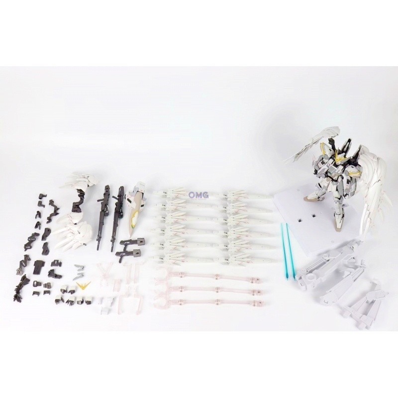 MG 1/100 FIX Snow White Prelude Wing Zero 8827 MG Wing 0 Prelude Wing Zero Snow White Model Kit ...