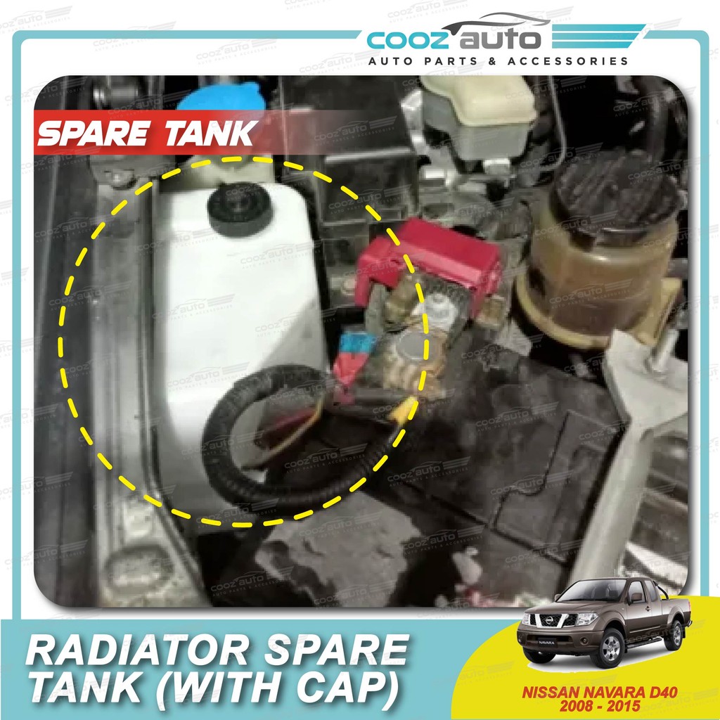 Nissan Navara D40 2008 - 2015 Radiator Water Spare Tank Second Bottle ...