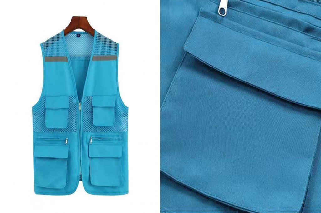 BUR_ Breathable Safety Vest Reflective Safety Waistcoat Men's ...