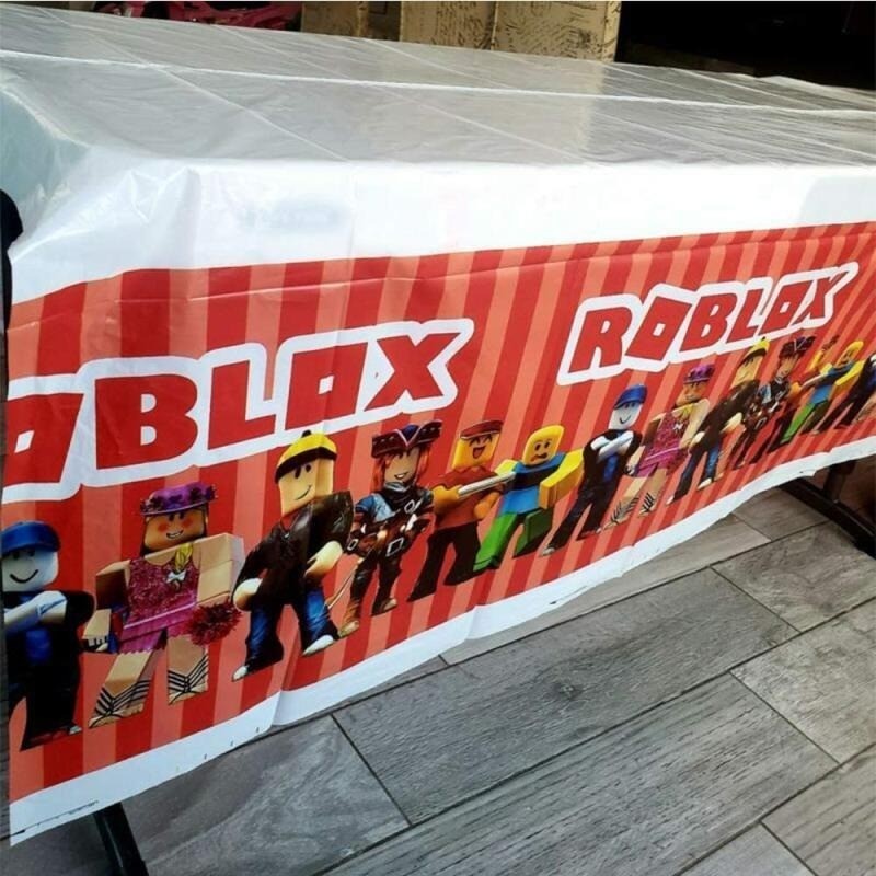 Hot Game ROBLOX Theme Party Kids Birthday Gifts Cartoon Mosaic Lego ...