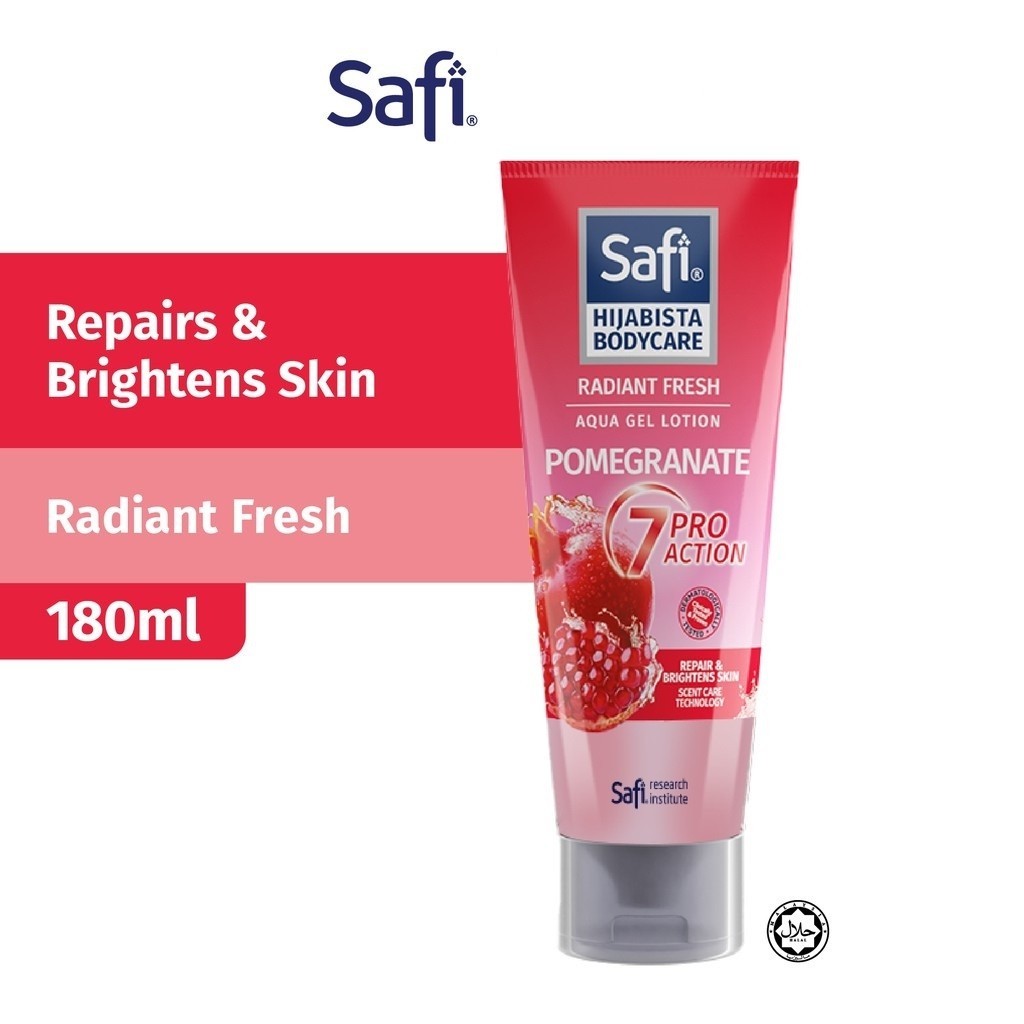 SAFI Hijabista Bodycare Aqua Gel Lotion Body Moisturizer 180ml ...