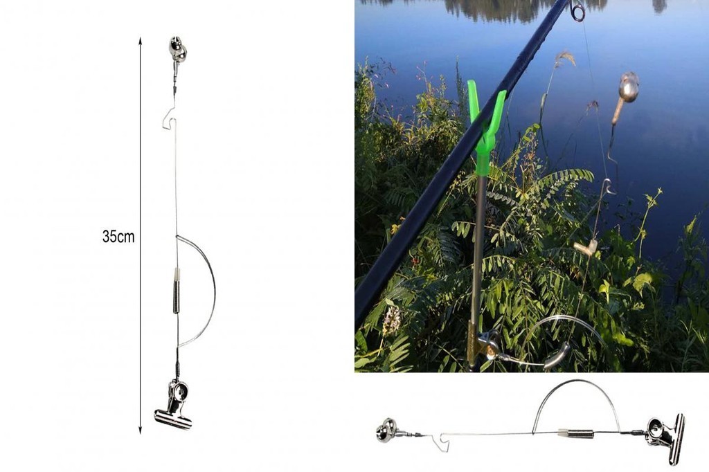 SPM Clip Type Fishing Alarm Fishing Rod Alarm Clip Universal Stainless ...