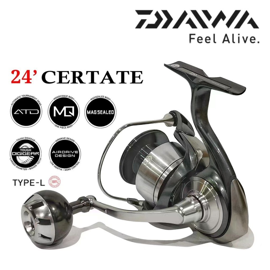 DAIWA 2024' CERTATE (G) LT & 2019' CERTATE LT SPINNING FISHING REEL | Shopee Malaysia