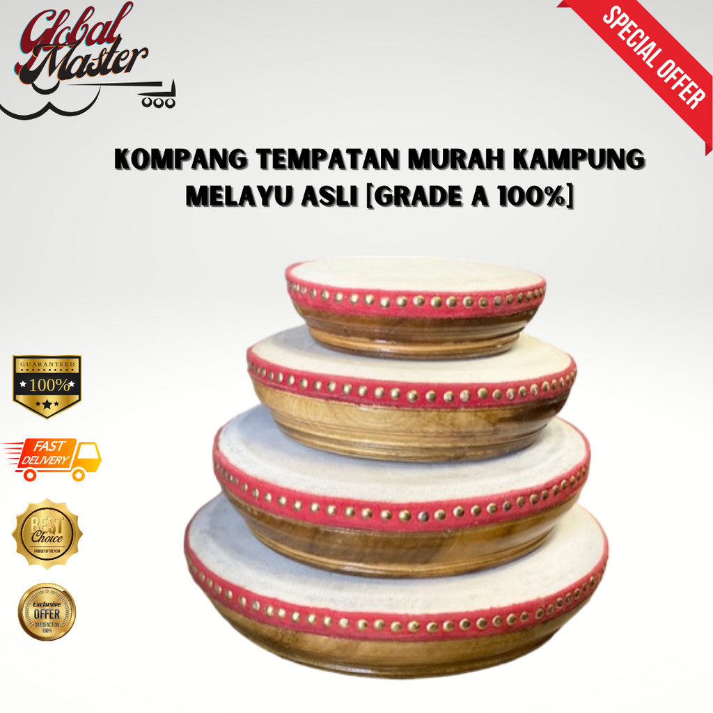 Kompang Tempatan Murah Kampung Melayu Asli Grade A 100% | Shopee Malaysia