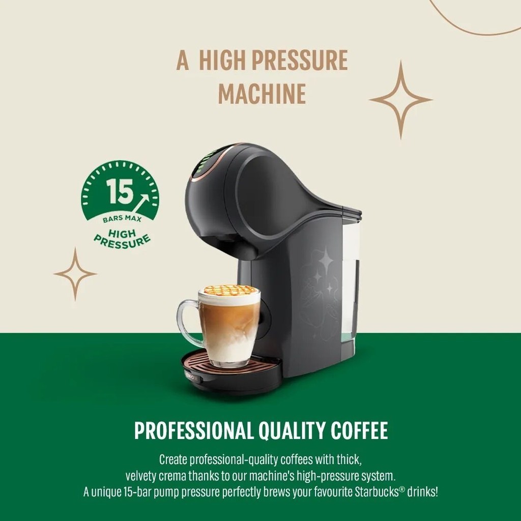 Nescafe Dolce Gusto 12470546/12470551 Genio S Plus Automatic Coffee ...