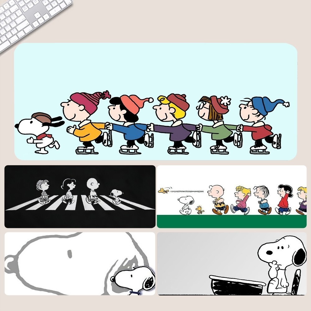 Cartoon cute Snoopys dog Mousepad Large Gaming Compute Gamer PC ...