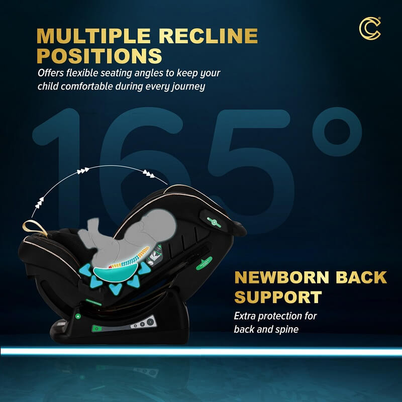 Crolla Alpha R129 Convertible Car Seat (New Born to 150cm) | Shopee ...