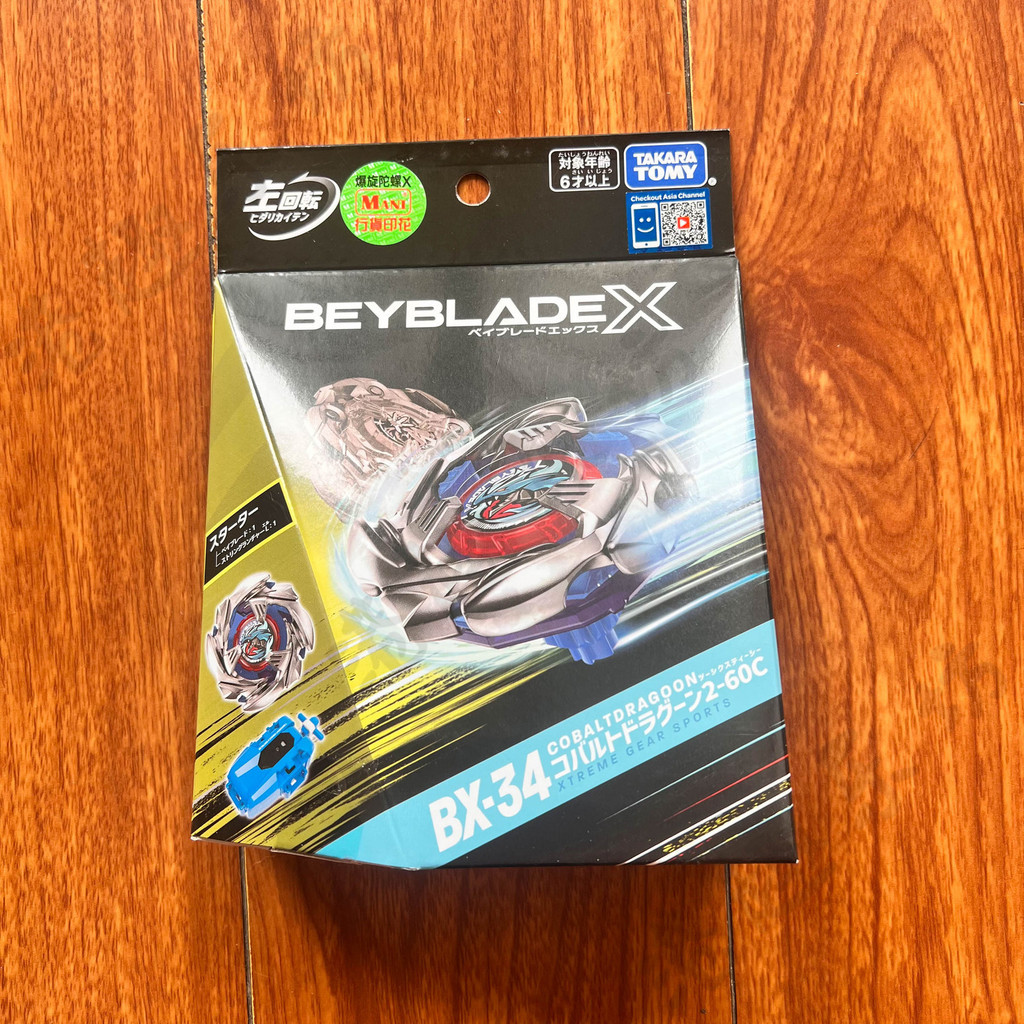 Ready Stock TAKARA TOMY Beyblade X Beyblade BX-34 Left Spinning Dragon ...