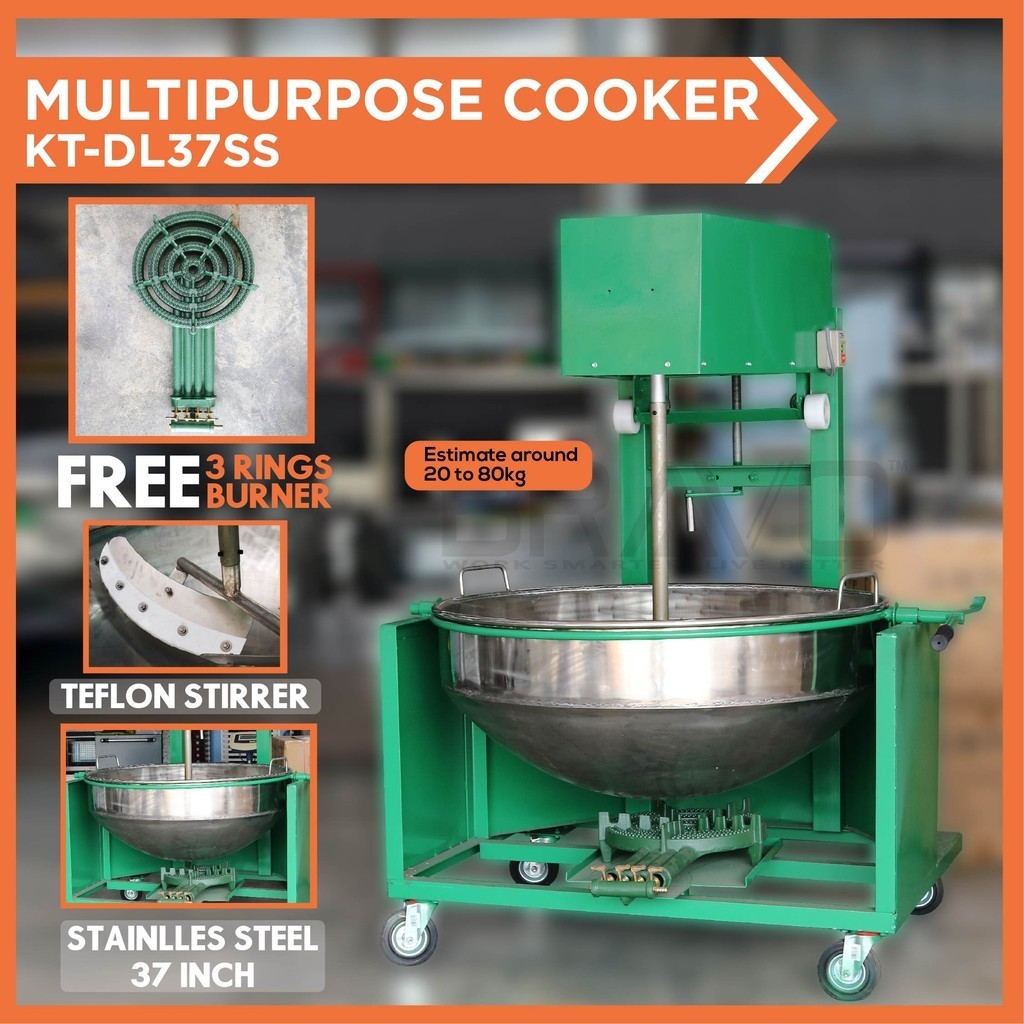 Multipurpose Cooker With Stainless Steel Bowl (Kawah) 37 Inch With ...