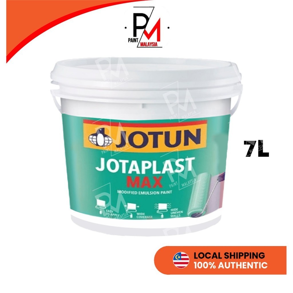 JOTUN Jotaplast Max White 0000 7L Emulsion Wall Paint Home Ceiling ...