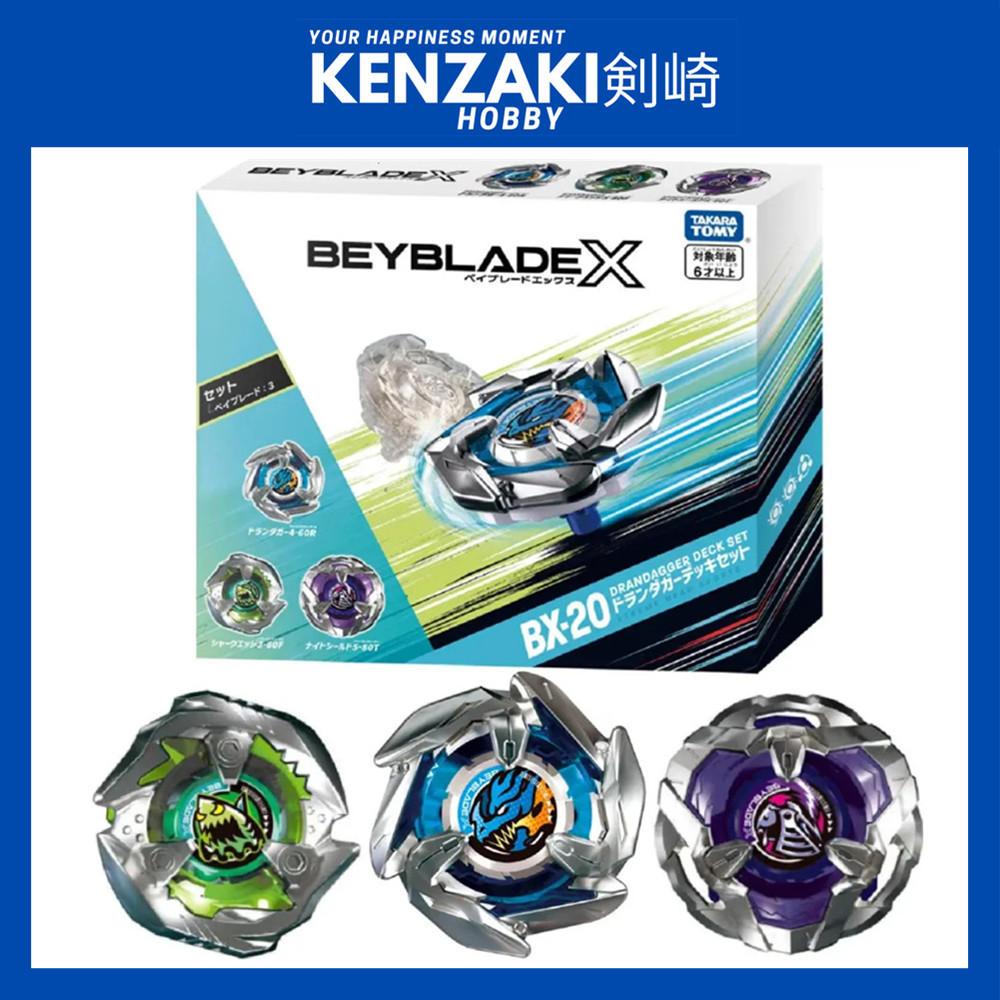TAKARA TOMY ORIGINAL BEYBLADE BX-20 DRAN DAGGER DECK SET | Shopee Malaysia