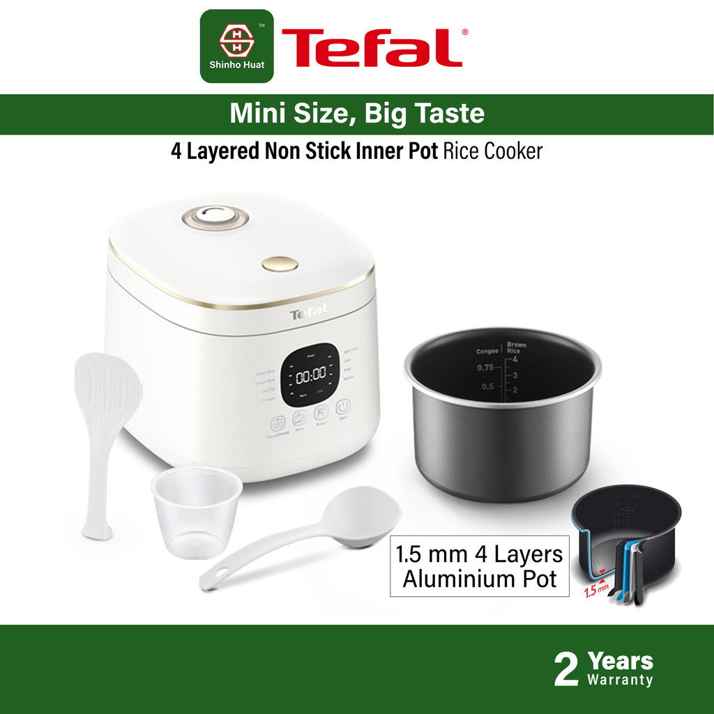 Tefal 0.7 Liter Mini Fuzzy Logic Rice Cooker RK5151 | Shopee Malaysia