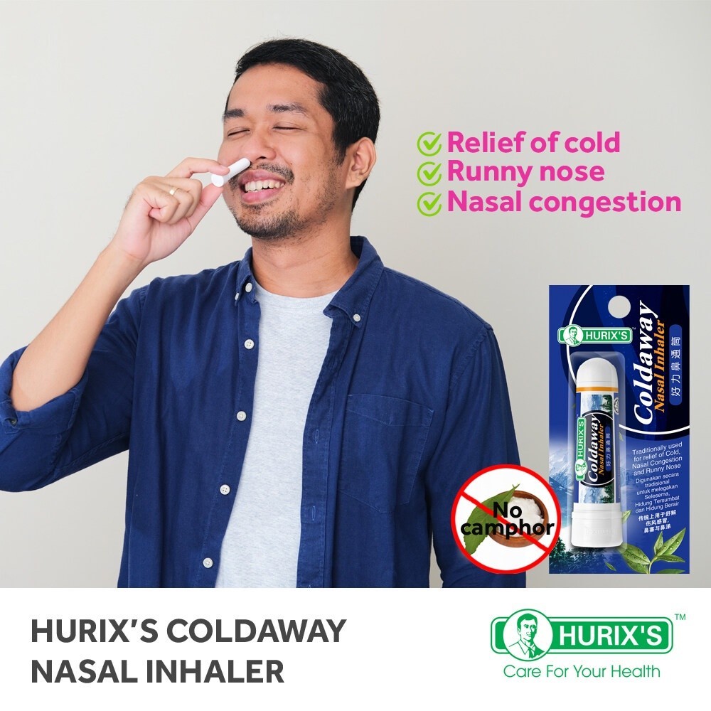 READY STOCK!!!HURIX'S INHALER (COOL OR COLDAWAY INHALER) | Shopee Malaysia