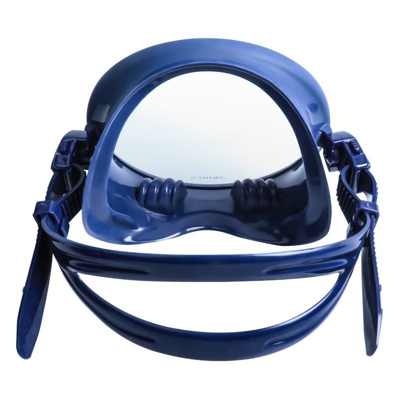 Puteer Full Face Snorkeling Diving Mask Tempered Glass Wide View Oval ...