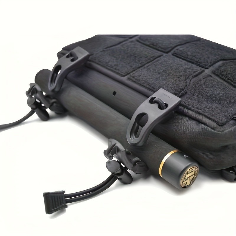 LUC 1/2PCS Molle Backpack Clip Adjustable Elastic Beam Fixing Clip ...