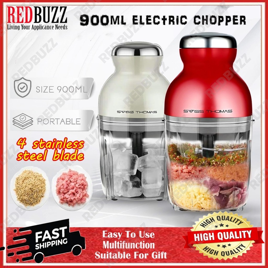 REDBUZZ 900mL Capsule Cutter Spin Chopper Blender Grinder Mixer Mincer ...