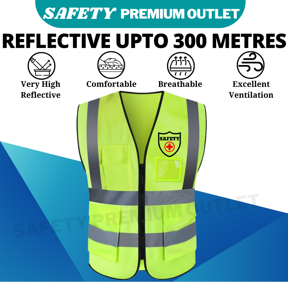[ORIGINAL] SafetyPlus Very High Reflective Safety Vest Reflective ...