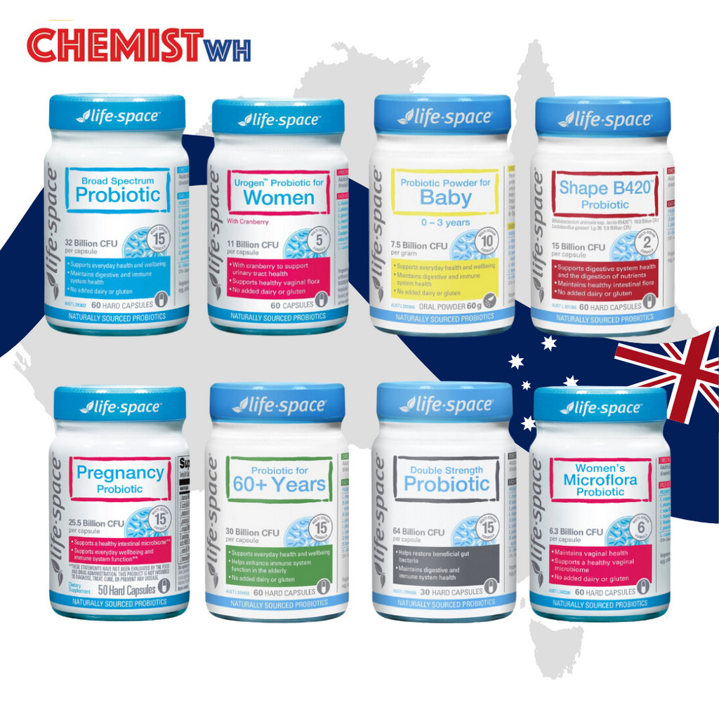 LIFE SPACE Australia Probiotic Broad Spectrum / Urogen / B420 ...