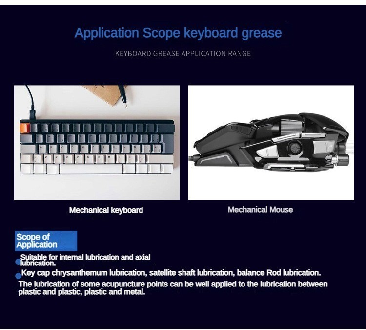 5/30g Keyboard Switch Lube Grease Switches Oil Stabilizer Lubricant DIY ...