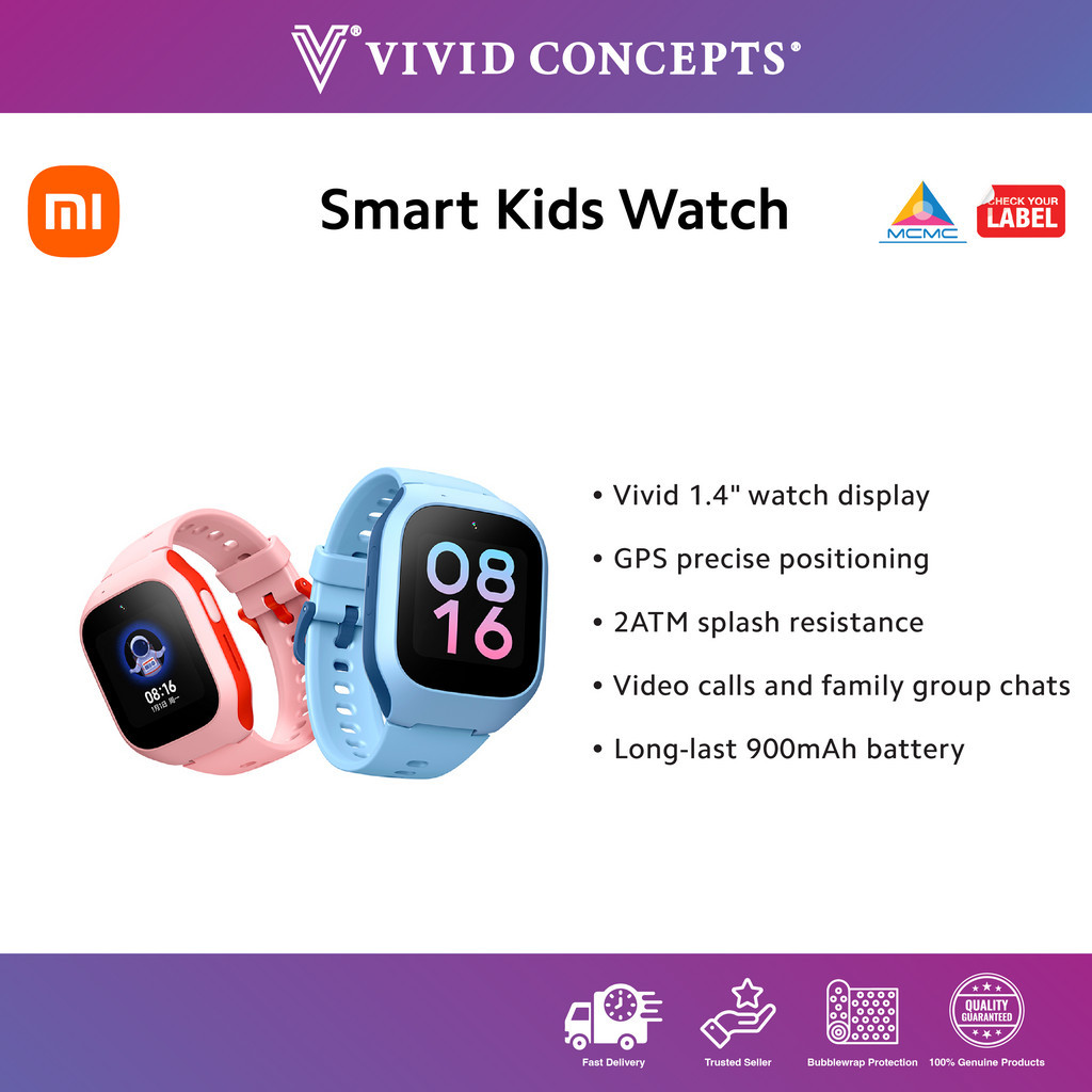 [Malaysia Set] Xiaomi Smart Kids Watch 4G | Shopee Malaysia