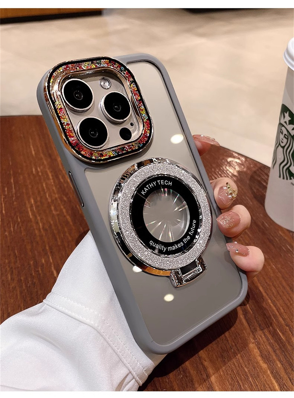 Luxury Coloured Glaze Lens Phone Case for IPhone 15 Pro Max 14 13 12 ...