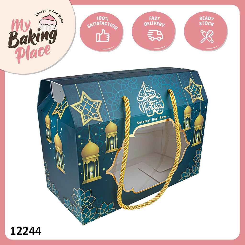 Kotak Raya Cookies Box Packaging Raya Gift Box Raya Box Kotak Packaging ...