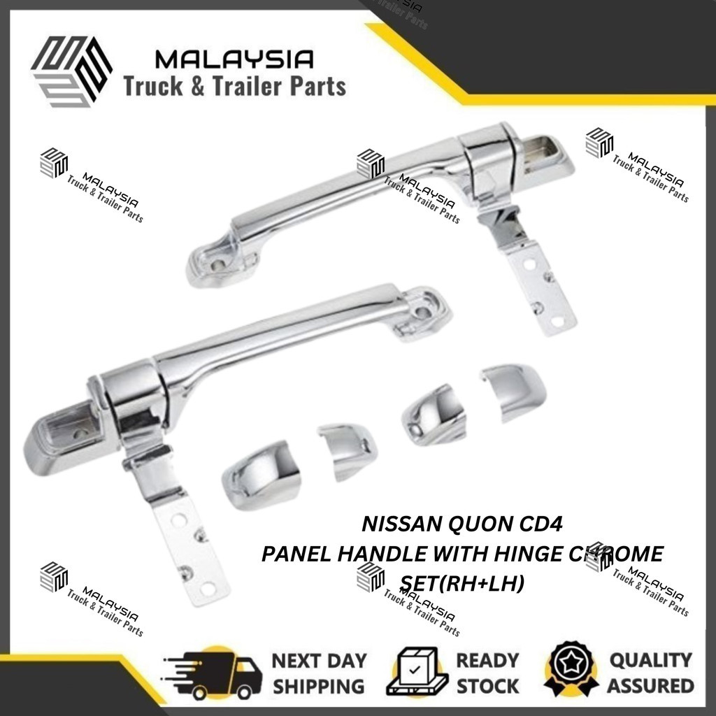 NISSAN UD QUON CD4 CW4 CG4 CK4 truck chrome front panel handle hinge ...