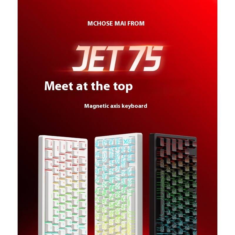 Attack Shark X68he MCHOSE Jet 75 Hall Effect Magnetic Switch Gaming ...