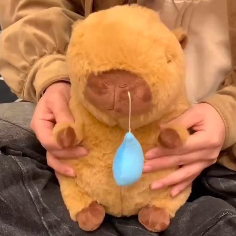 Snot Capybara Plush Doll Funny Snot Capybaras Dolls Soft Toy Gift ...