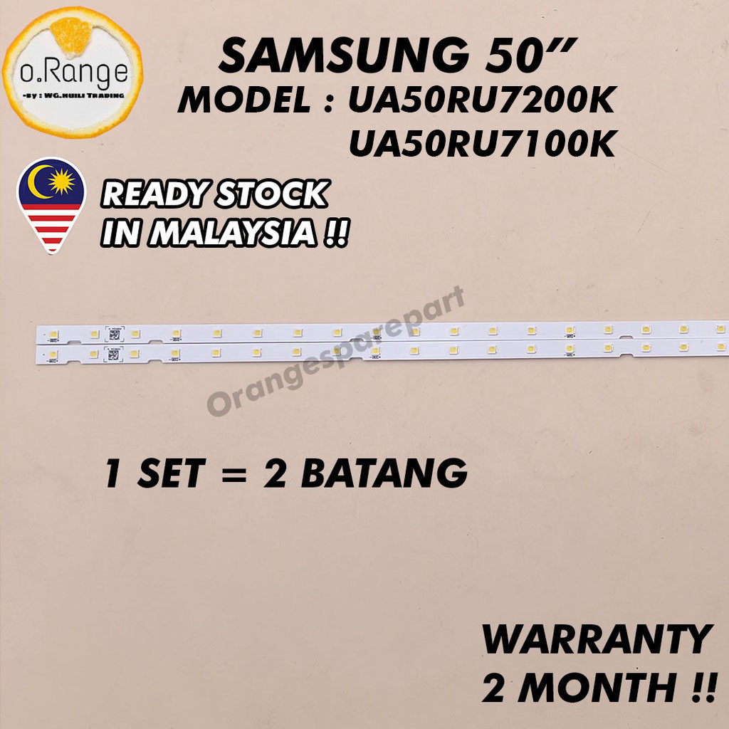 UA50RU7200K / UA50RU7100K SAMSUNG 50" LED TV BACKLIGHT(LAMPU TV ...