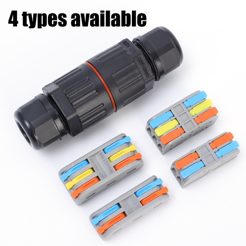 Quick Wiring Terminal - Nylon PA66 Material - 2/3 Pin Solderless LED ...