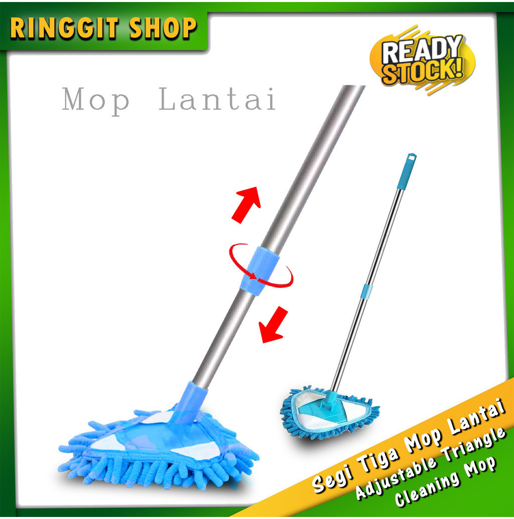 Ringgit Shop Segi Tiga Mop Lantai 180 Degree Rotatable Adjustable ...