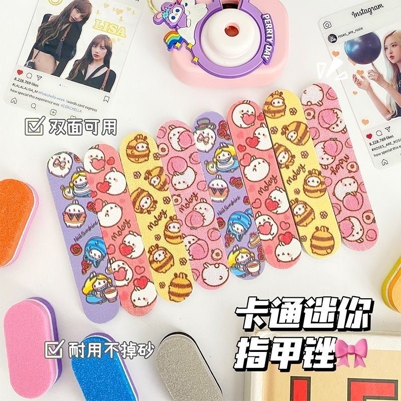 Pengikir Kuku💅美甲指甲锉 Manicure Nail Files 可爱卡通小搓条修型打磨条磨甲条 Cute Cartoon ...