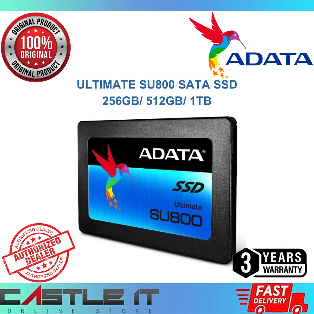 ADATA ULTIMATE SU800 SU680 256GB 512GB 1TB SATA SSD Solid State Drive Sata3 3D NAND | Shopee ...